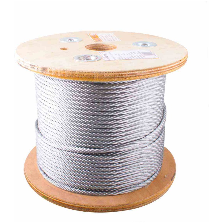 CABLE DE ACERO ALMA DE FIBRA FC 6X26 1" ROLLO 1000M - SIPACIFICO